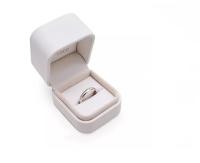 China ODM Ring Gift Boxes Logo Printed Leatherette Magnetic Jewelry Boxes ISO9001 for sale