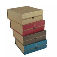 China CMYK / Pantone Color Cardboard Packing Boxes Recyclable Custom Jewelry Gift Boxes for sale