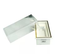 China Handmade Custom Printed Gift Packaging Box Cosmetic Foldable Clear Plastic Box for sale