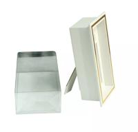 China Handmade Custom Printed Gift Packaging Box Cosmetic Foldable Clear Plastic Box for sale