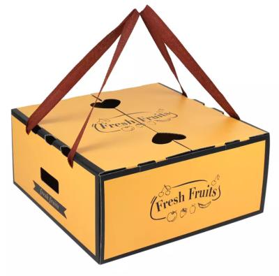 China Banana Cardboard Packing Boxes Custom Corrugated Shipping Boxes For Fruit for sale