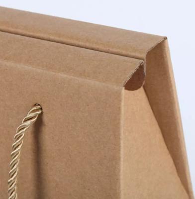 China Custom Bottle Cardboard Packing Boxes , Wine Paper Packaging Box for Carry for sale