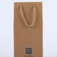 China Custom Bottle Cardboard Packing Boxes , Wine Paper Packaging Box for Carry for sale