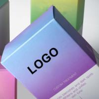China Kraft Paper Cosmetic Packaging Box / Beautiful Skincare Packaging Box for sale