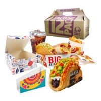 China Taco Customized Food Packaging Box Kraft Paper Takeout Cardboard Food Boxes for sale