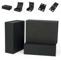 China Collapsible Clothes Packaging Box Debossing Kraft Paper Gift Box Handmade for sale