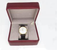 China Environmental PU Leather Box Embossing Luxury Watch Gift Case ODM for sale