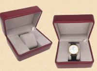 China Environmental PU Leather Box Embossing Luxury Watch Gift Case ODM for sale