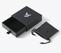 China PMC PU Leather Box paper Jewelry Box Packaging Debossing FSC for sale