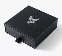 China PMC PU Leather Box paper Jewelry Box Packaging Debossing FSC for sale
