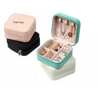 China H001 Small Jewelry Box Gift Flannelette Packaging Box Jewelry portable for sale