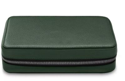 China Compartments PU Leather Box Multifunction Travel Organizer Box SGS for sale