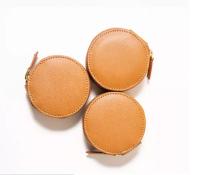 China Minimalist PU Leather Box QC Mini Jewelry Box With Zipper Deboss for sale