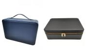 China ODM PU Leather Box Cardboard Travel Jewellery Box Watch Case ISO9001 for sale