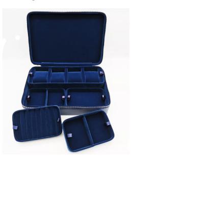 China ODM PU Leather Box Cardboard Travel Jewellery Box Watch Case ISO9001 for sale