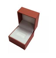 China Exquisite PU Leather Box Leatherette Jewelry Packing Box ISO9001 for sale