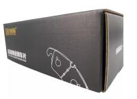 China Corrugated Cardboard Black Shipping Boxes Small Debossing ISO9001 for sale