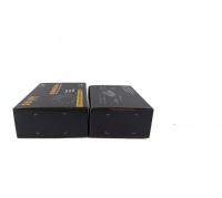 China Corrugated Cardboard Black Shipping Boxes Small Debossing ISO9001 for sale