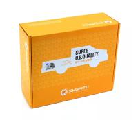 China CMYK Auto Parts Packaging Box Paper Varnishing Orange Custom LOGO BSCI for sale