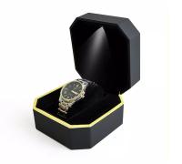 China OEM Octagon Wrist Watch Packaging Box Handmade Led Watch Box for sale