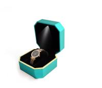 China OEM Octagon Wrist Watch Packaging Box Handmade Led Watch Box for sale