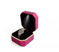 China OEM Octagon Wrist Watch Packaging Box Handmade Led Watch Box for sale