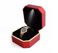 China OEM Octagon Wrist Watch Packaging Box Handmade Led Watch Box for sale