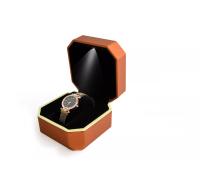 China OEM Octagon Wrist Watch Packaging Box Handmade Led Watch Box for sale