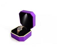 China OEM Octagon Wrist Watch Packaging Box Handmade Led Watch Box for sale