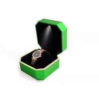 China OEM Octagon Wrist Watch Packaging Box Handmade Led Watch Box for sale