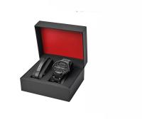 China Black Cardboard Watch Box Gift Packaging 2mm Thickness ISO9001:2008 for sale