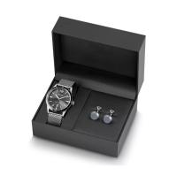 China Black Cardboard Watch Box Gift Packaging 2mm Thickness ISO9001:2008 for sale