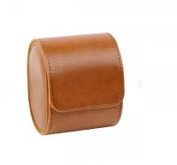 China PU Leather Wrist Watch Packaging Box Custom Logo 3.9*3.2*2.7 in for sale