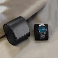 China PU Leather Wrist Watch Packaging Box Custom Logo 3.9*3.2*2.7 in for sale