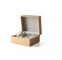China Ruizhuo Wrist Watch Packaging Box High End Velvet 15*13*7.6cm for sale