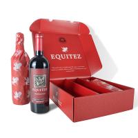 China Cardboard Packaging Wine Bottle Gift Boxes Wine Mailer Boxes For 3 Bottle Packs for sale