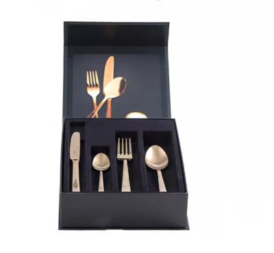 China Recycled Materials Dinnerware Packaging Boxes 160gsm 210gsm Paper Gift Box For Cutlery for sale