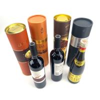China OEM ODM Logo Wooden Wine Bottle Gift Boxes Carton Paper Tube for sale