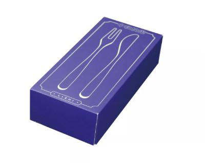 China Varnishing Dinnerware Packaging Boxes Dinner Set Box For Fork Spoon for sale