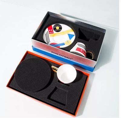 China Stainless Steel Cutlery Dinnerware Packaging Boxes Glossy Lamination for sale