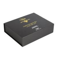 China 3 Bottle Magnetic Wine Glass Packaging Boxes Gift With Dividers for sale