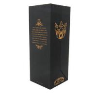 China Cardboard Soft Touch Wine Bottle Gift Boxes ISO Liquor Bottle Gift Box for sale