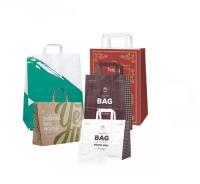 China Takeaway Packaging Shopping Bags Drawstring CMYK Shoes Clothing Bag for sale
