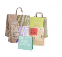 China Takeaway Packaging Shopping Bags Drawstring CMYK Shoes Clothing Bag for sale