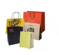 China Takeaway Packaging Shopping Bags Drawstring CMYK Shoes Clothing Bag for sale