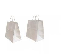 China Portable Kraft Paper Handbag Takeaway Shopping Gift Bag Packaging ODM for sale