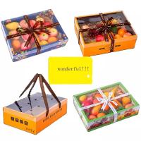 China ISO Luxury Cardboard Fruit Packaging Boxes With Transparent Cover for sale