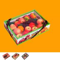 China ISO Luxury Cardboard Fruit Packaging Boxes With Transparent Cover for sale