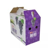 China Corrugated Cardboard Grapes Packing Box Recyclable Dia9cm*H16cm for sale