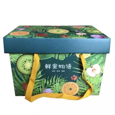 China Double Wall Corrugated Boxes For Fruit Packaging Lamination / Embossing for sale